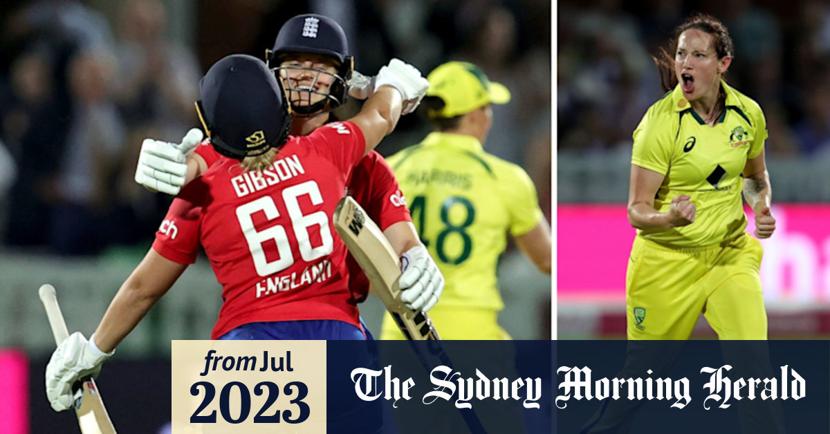 Women’s Ashes 2023: England win third T20 game at Lord’s to keep series alive